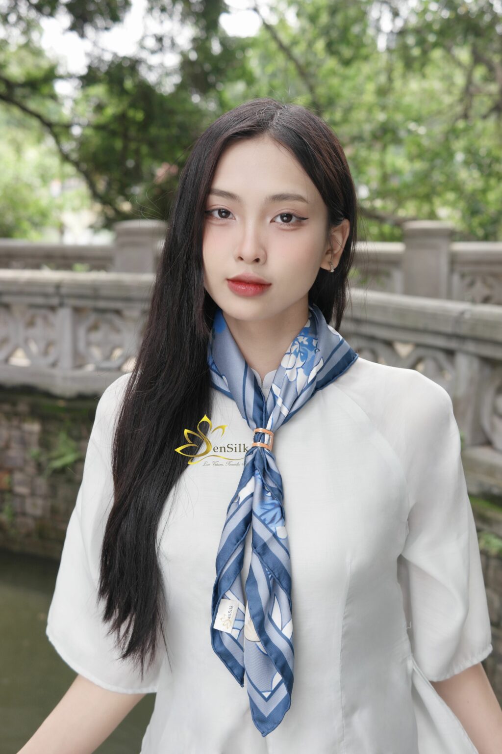 Khăn Quàng Cổ Lụa in SenSilk - 100% Silk Print - Quà Tặng Đối Tác ...